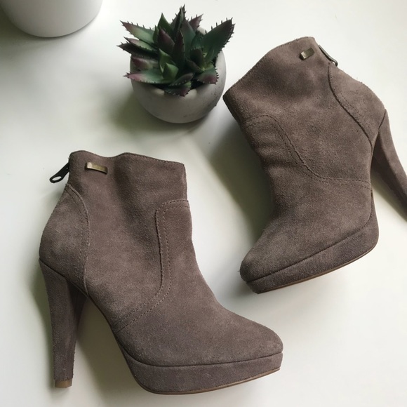 basement | Shoes | Basement Ankle Boots Zipper Back Brown Size 6 | Poshmark